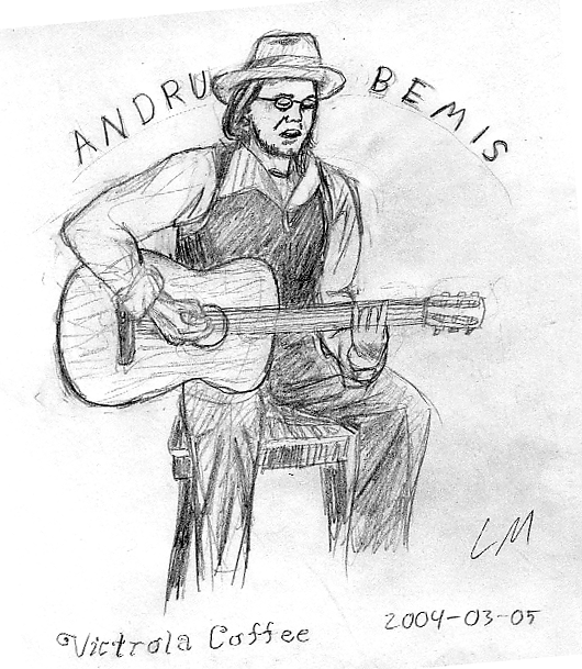 Victrola Coffee (Seattle, WA) — sketch by Luke Meyers – ANDRU BEMIS